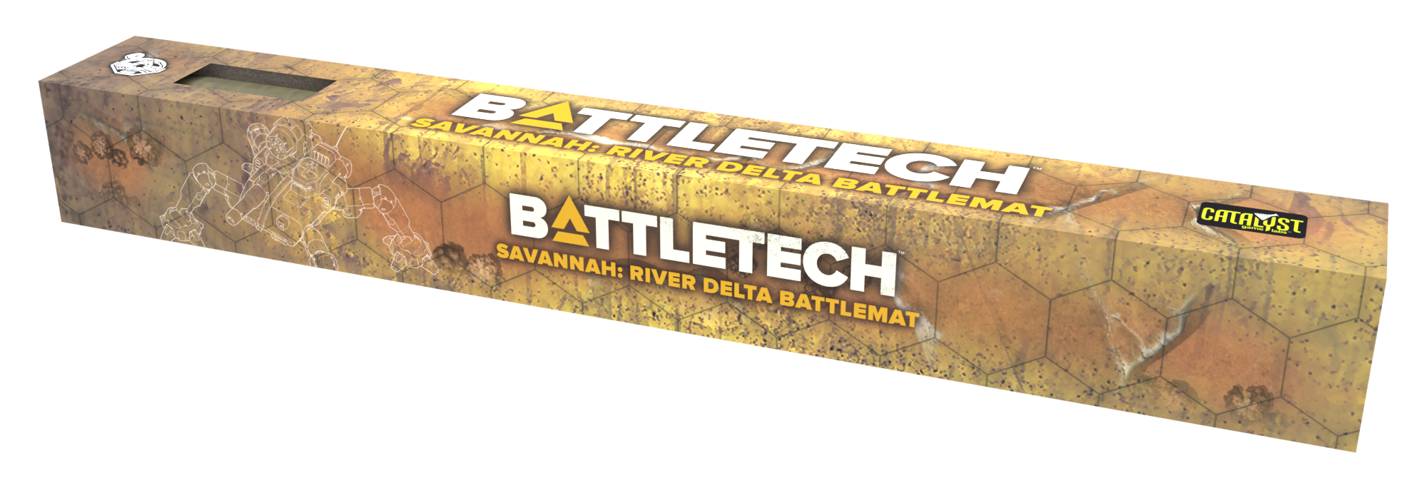 BattleTech: BattleMat - Savannahs River Delta/City Ruins – Board Bard